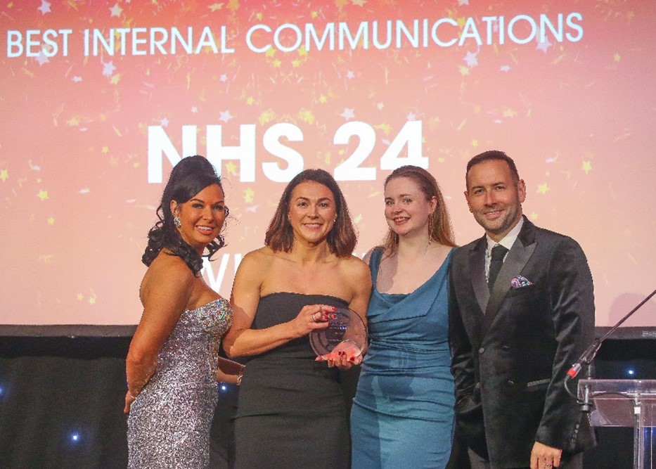 NHS scoops award for Best Internal Communications | NHS 24